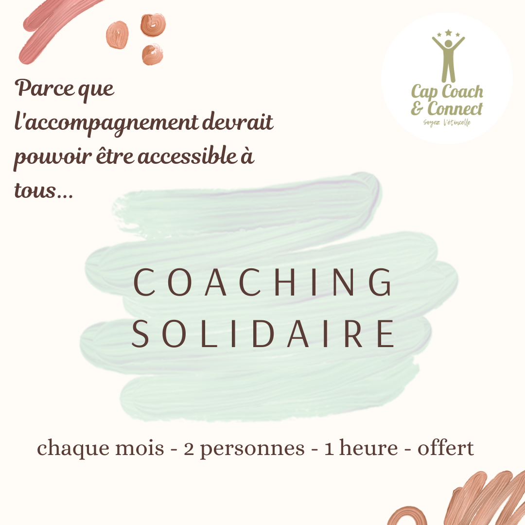Offre coaching solidaire... - Cap Coach & Connect